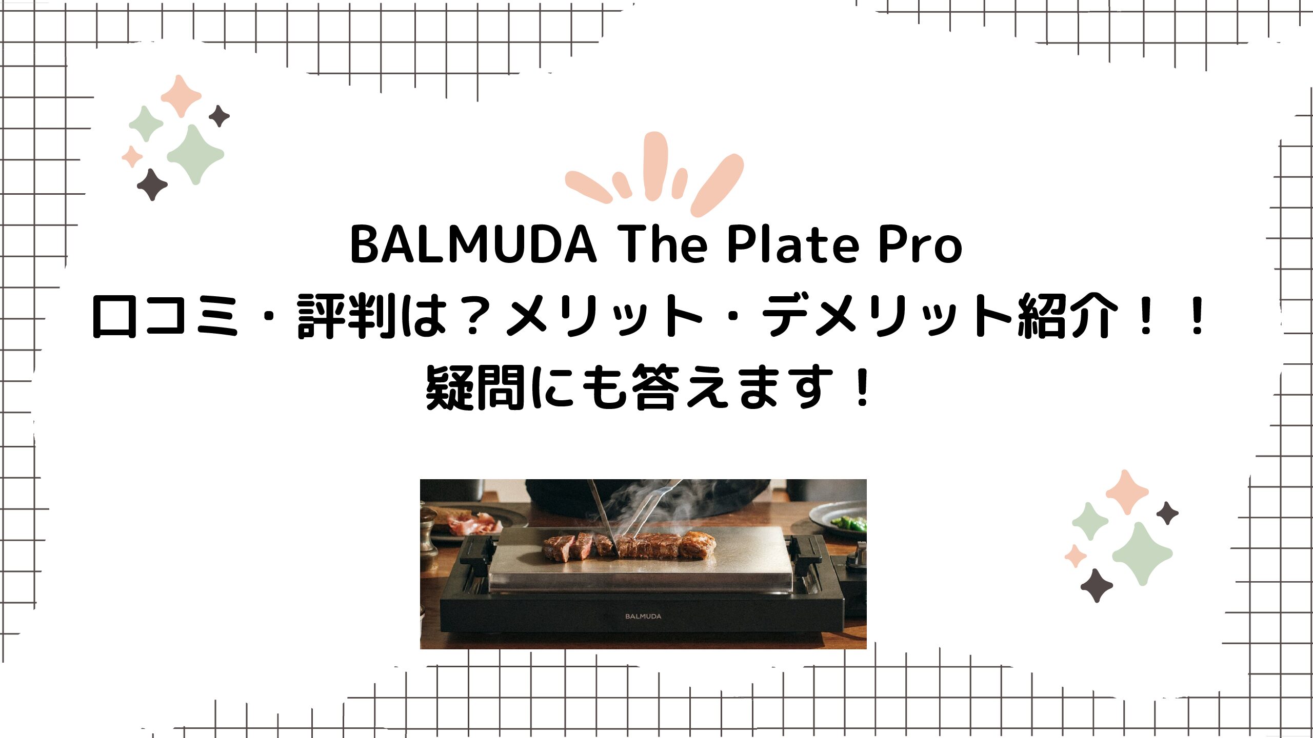 BALMUDA The Plate Proの口コミ・評判は？メリット・デメリット紹介！！疑問にも答えます！ | kyo blog